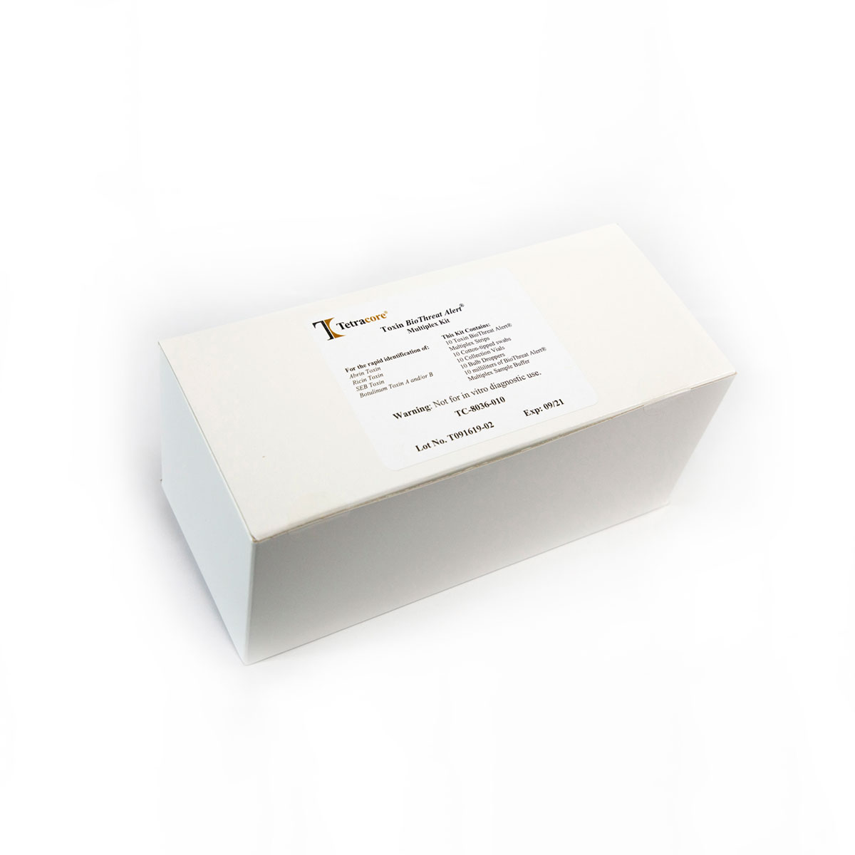 BioThreat Alert® Multiplex Strips: Toxin (Ricin, Abrin, SEB, BOT TOX A ...